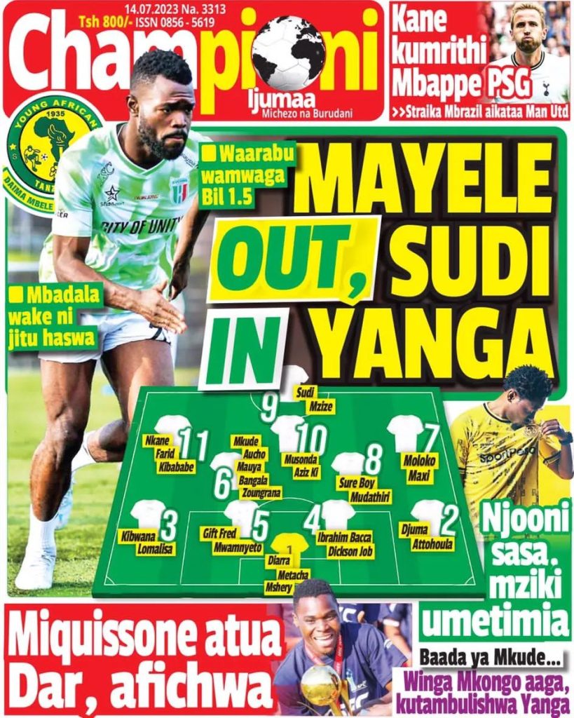MAYELE OUT YANGA, MIQUISSONE ATUA DAR – Saleh Jembe